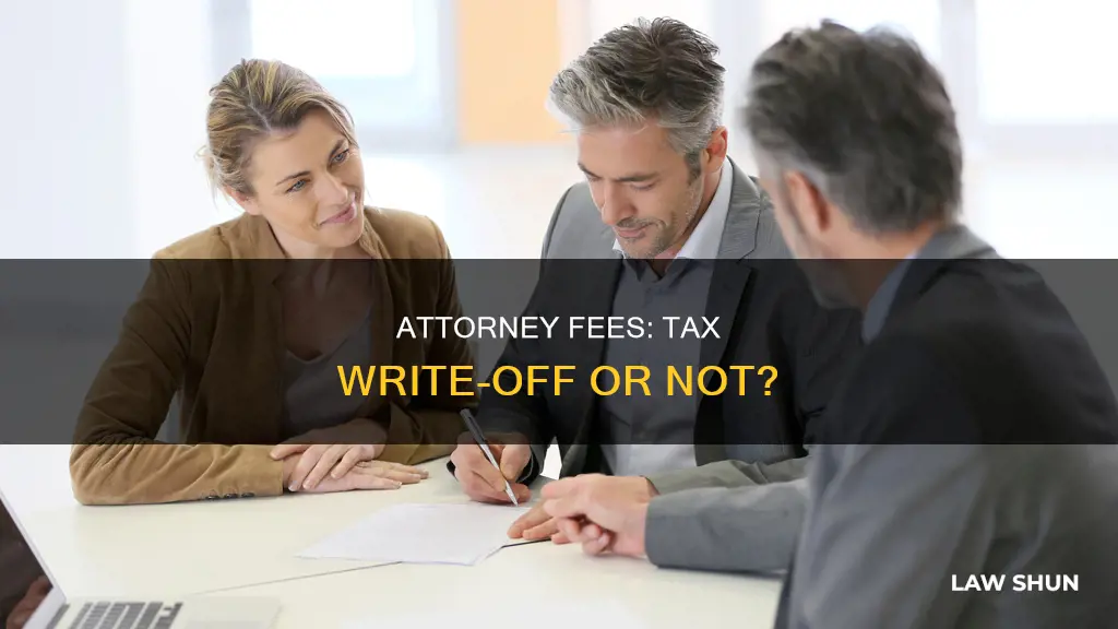 Attorney Fees: Tax Write-Off Or Not? | LawShun