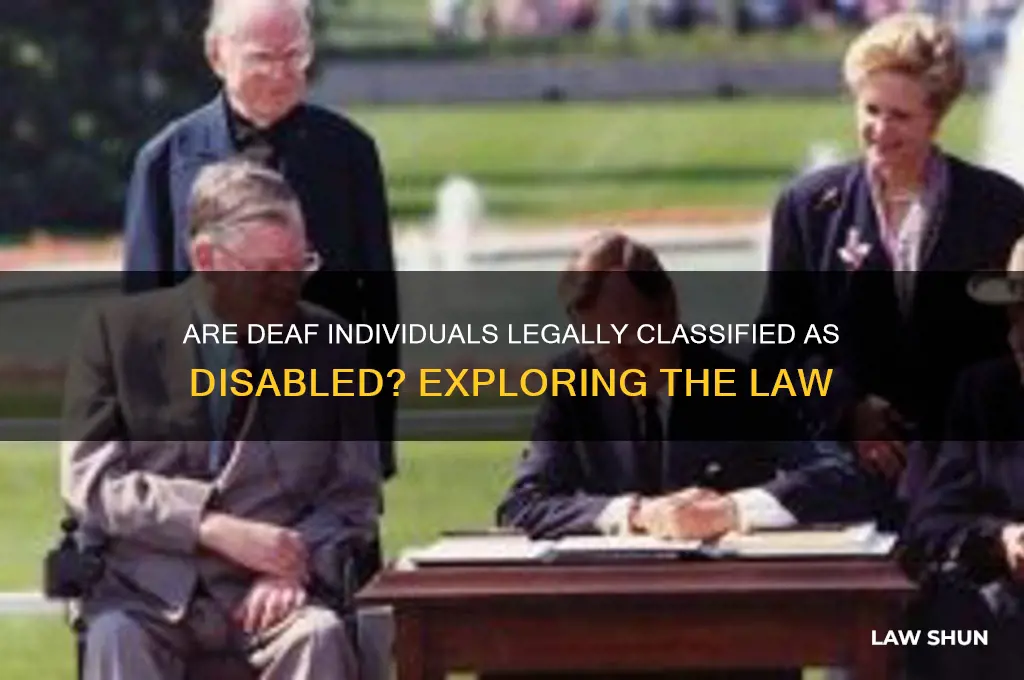 Are Deaf Individuals Legally Classified As Disabled? Exploring The Law ...