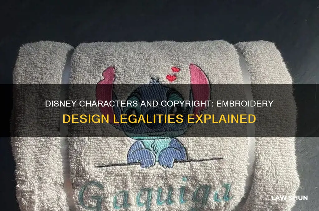 Disney Characters And Copyright: Embroidery Design Legalities Explained ...