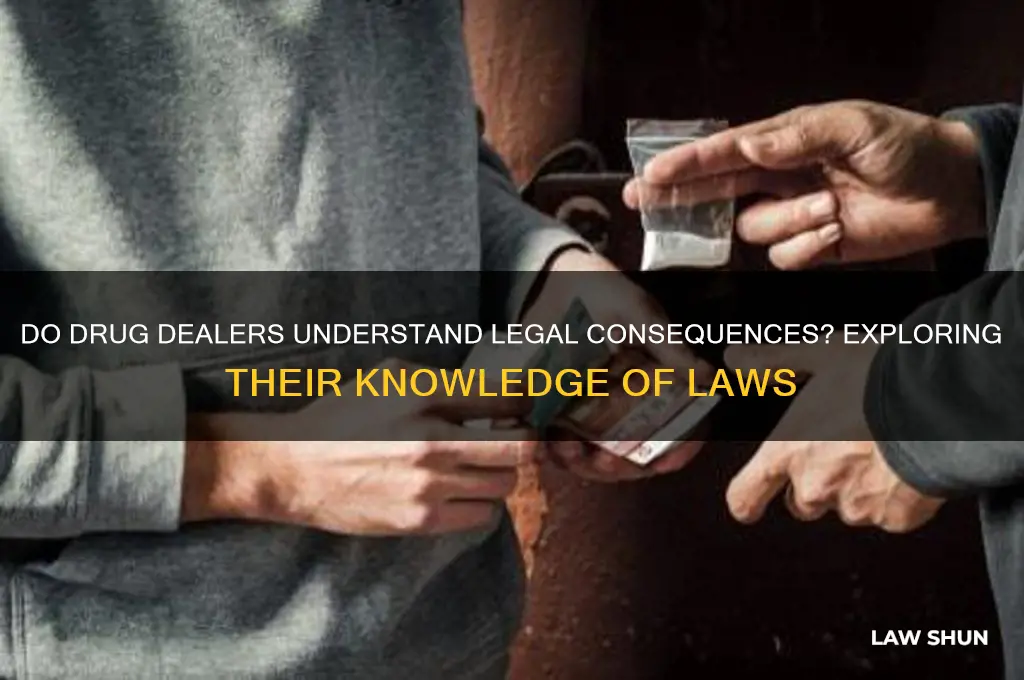 Do Drug Dealers Understand Legal Consequences? Exploring Their ...