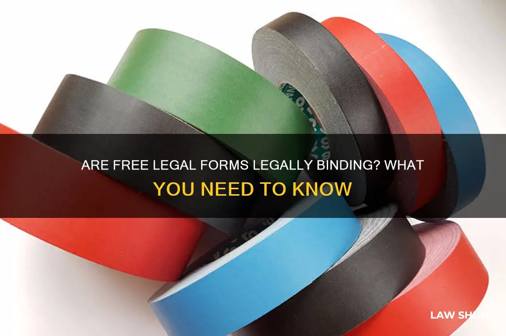 Are Free Legal Forms Legally Binding? What You Need To Know | LawShun