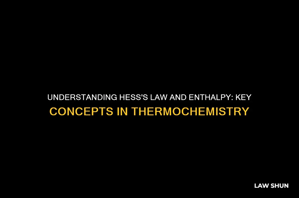 Understanding Hess's Law And Enthalpy: Key Concepts In Thermochemistry ...