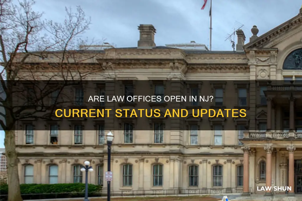 Are Law Offices Open In Nj? Current Status And Updates | LawShun