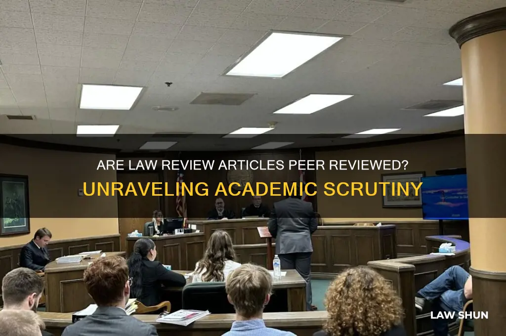 Are Law Review Articles Peer Reviewed? Unraveling Academic Scrutiny ...