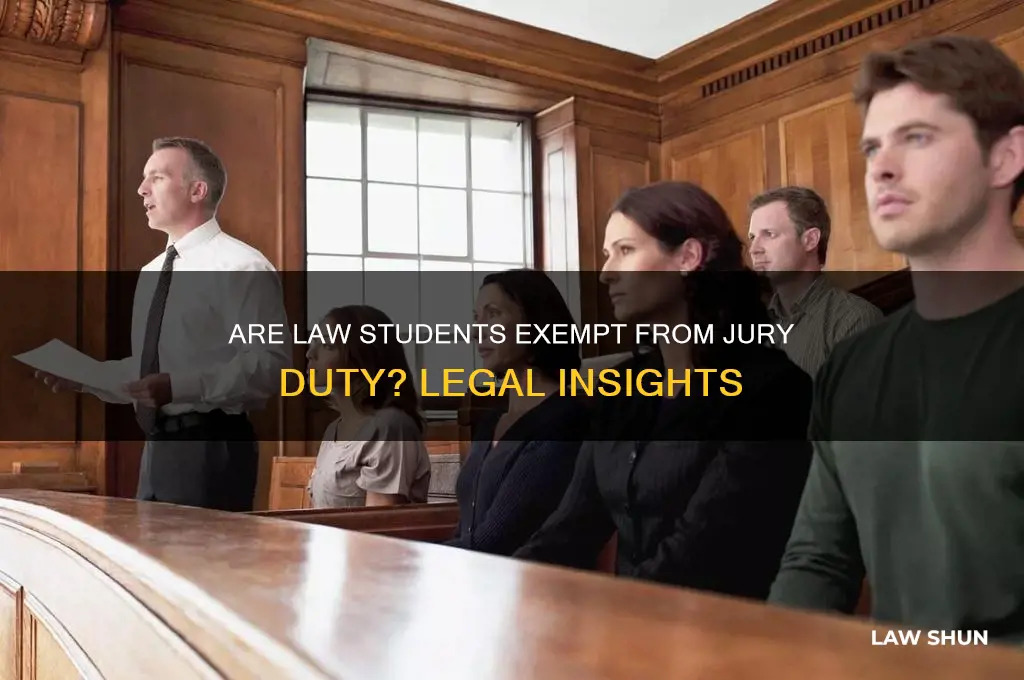 Are Law Students Exempt From Jury Duty? Legal Insights | LawShun