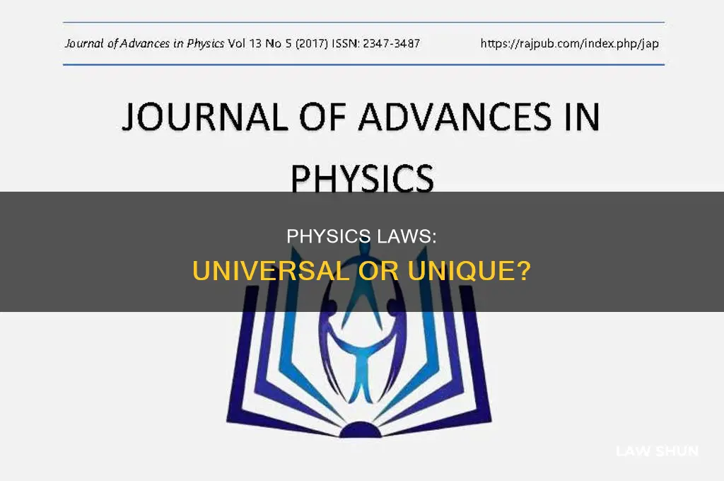 Physics Laws: Universal Or Unique? | LawShun