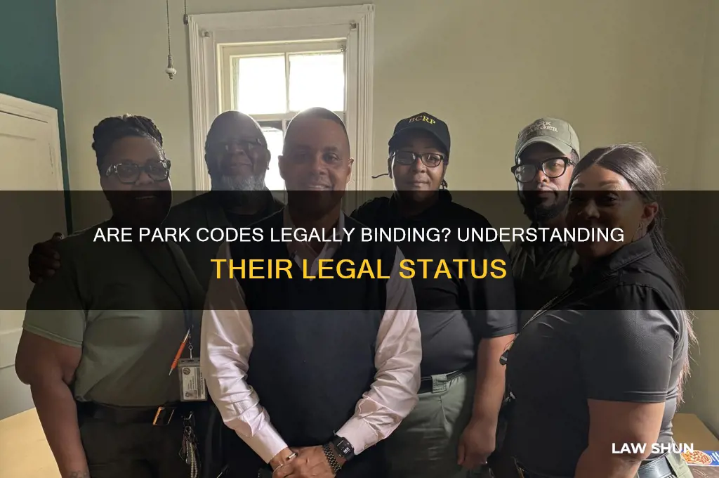 Are Park Codes Legally Binding? Understanding Their Legal Status | LawShun