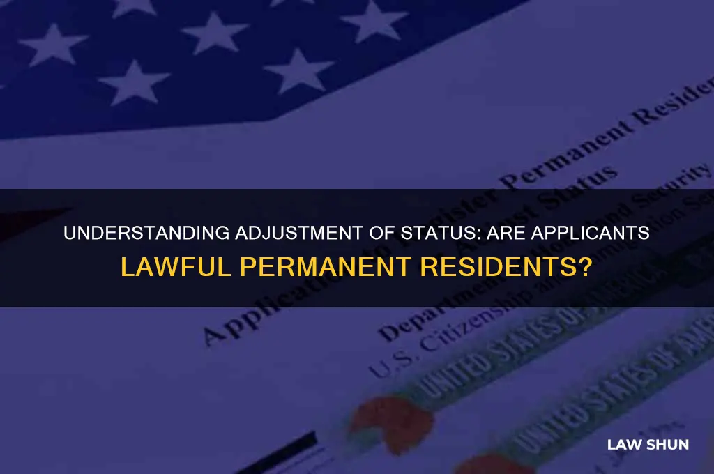 Understanding Adjustment Of Status: Are Applicants Lawful Permanent ...