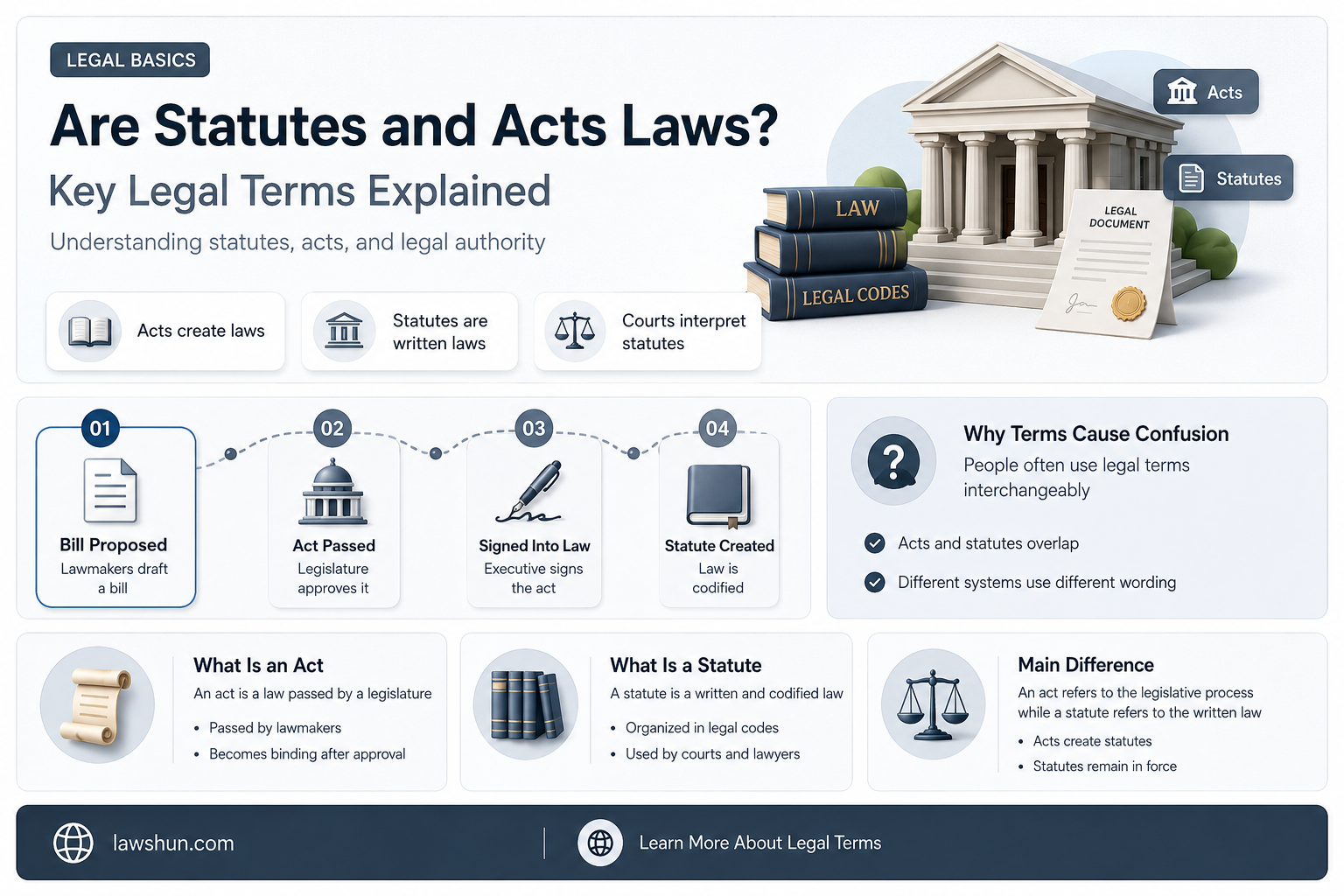 Are Statutes And Acts Laws? Understanding Legal Terminology And ...