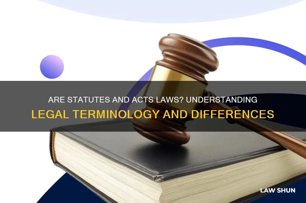 Are Statutes And Acts Laws? Understanding Legal Terminology And ...