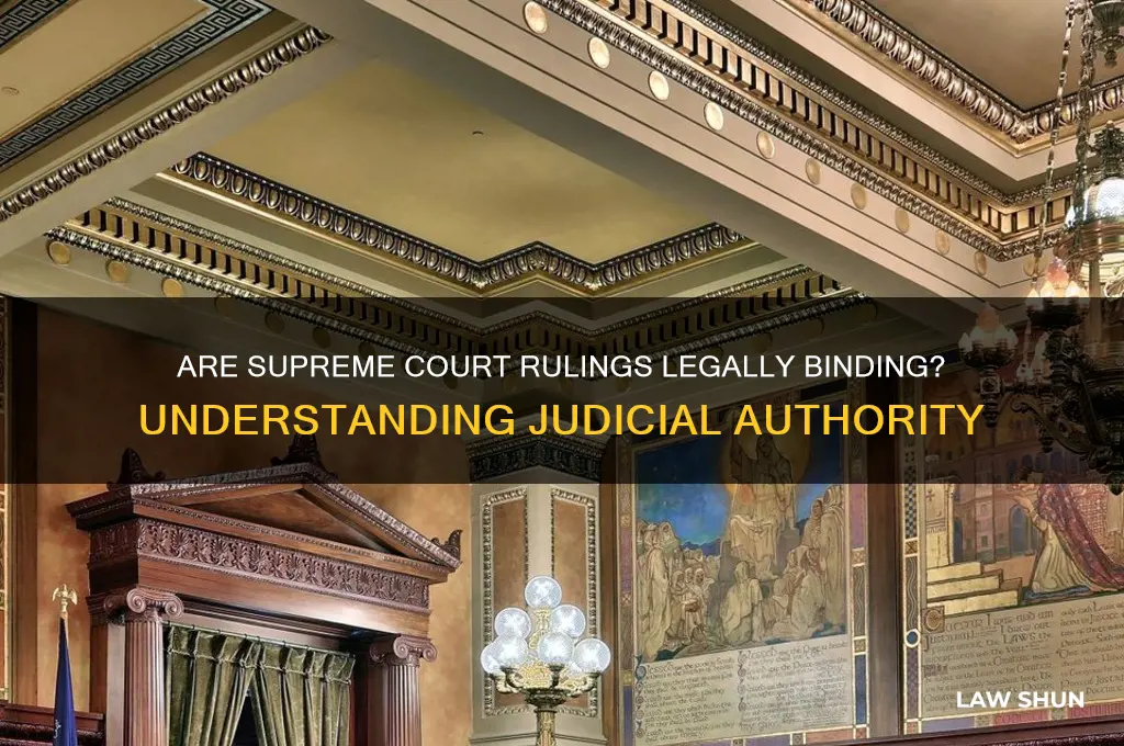 Are Supreme Court Rulings Legally Binding? Understanding Judicial ...