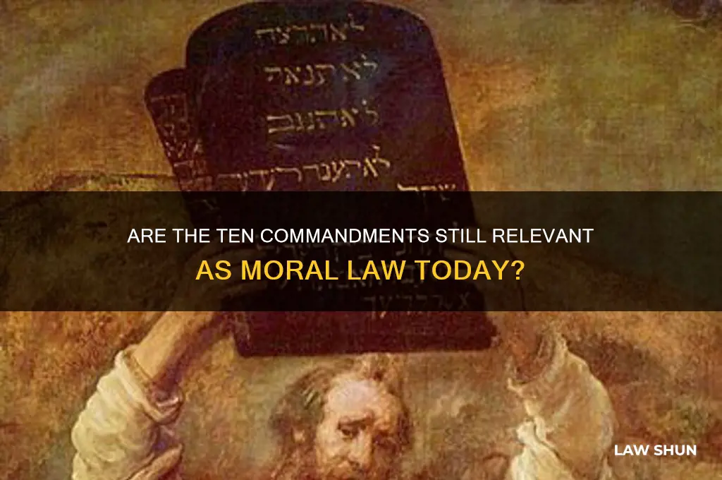 Are The Ten Commandments Still Relevant As Moral Law Today? | LawShun