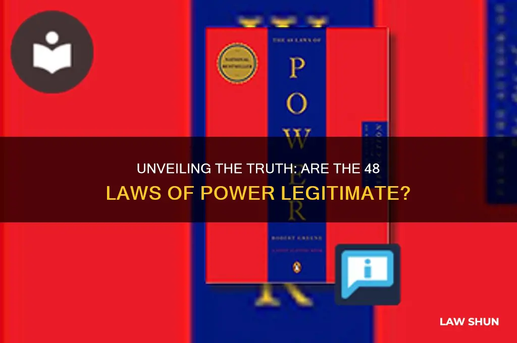 Unveiling The Truth: Are The 48 Laws Of Power Legitimate? | LawShun