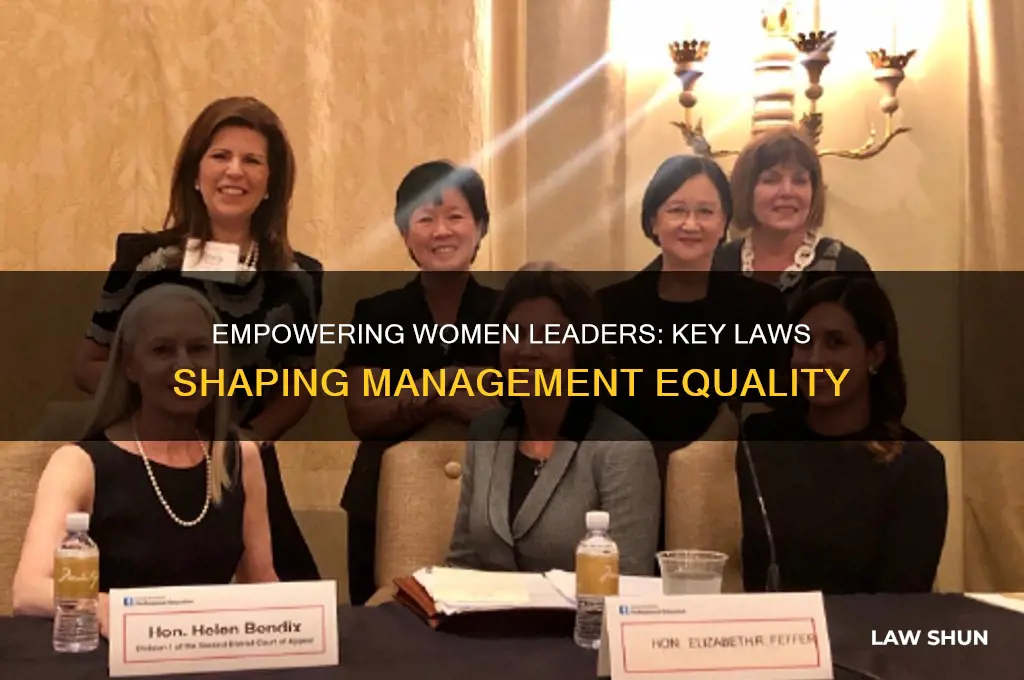Empowering Women Leaders: Key Laws Shaping Management Equality | LawShun