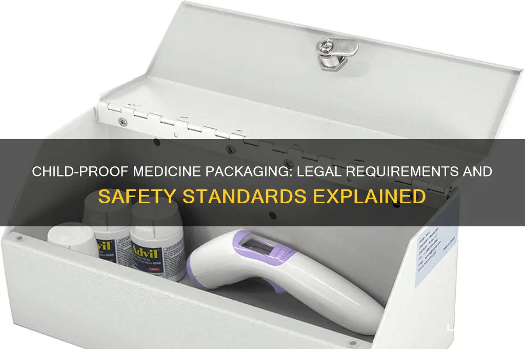 Child-Proof Medicine Packaging: Legal Requirements And Safety Standards ...