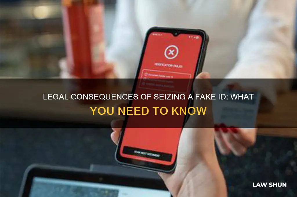 Legal Consequences Of Seizing A Fake Id: What You Need To Know | LawShun