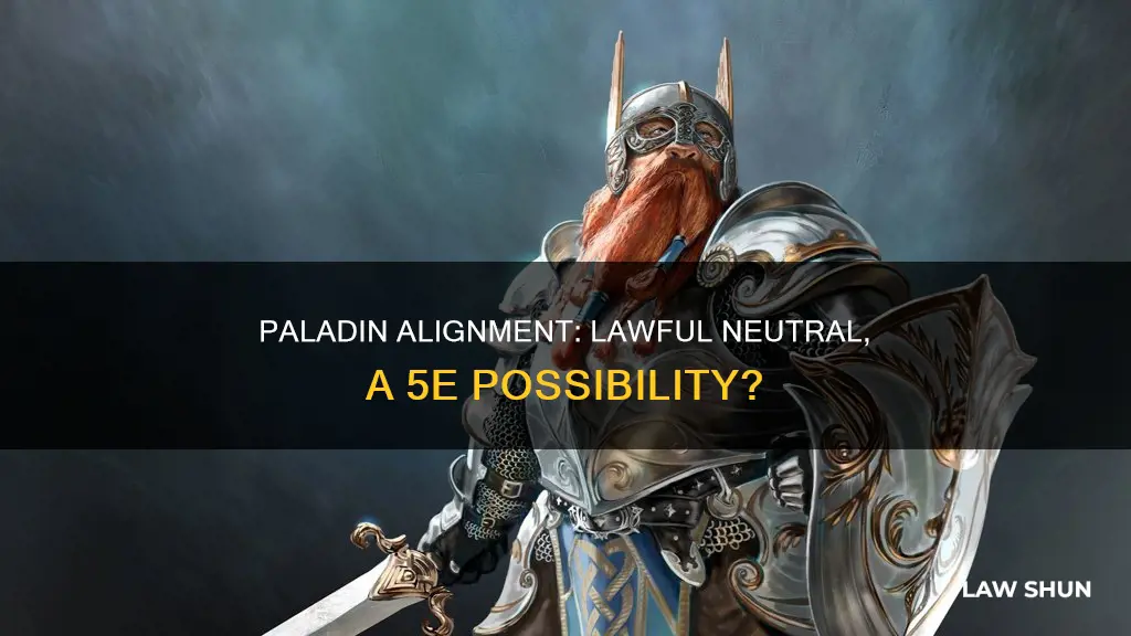 Paladin Alignment: Lawful Neutral, A 5E Possibility? | LawShun