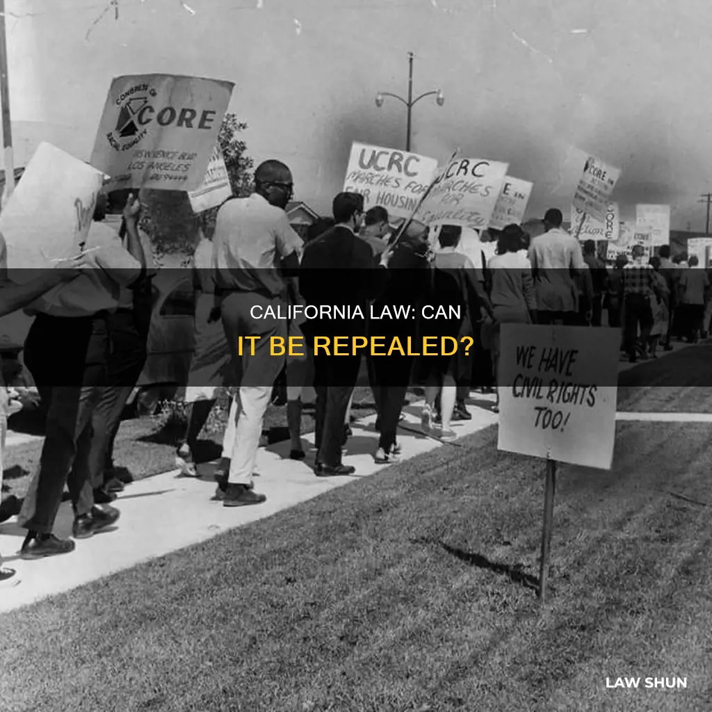 California Law: Can It Be Repealed? | LawShun