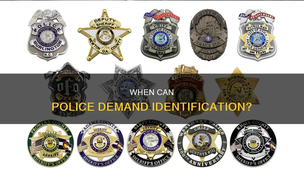 When Can Police Demand Identification? | LawShun