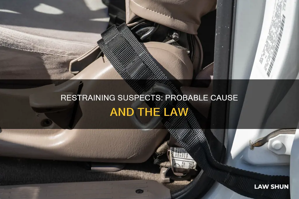 Restraining Suspects: Probable Cause And The Law | LawShun