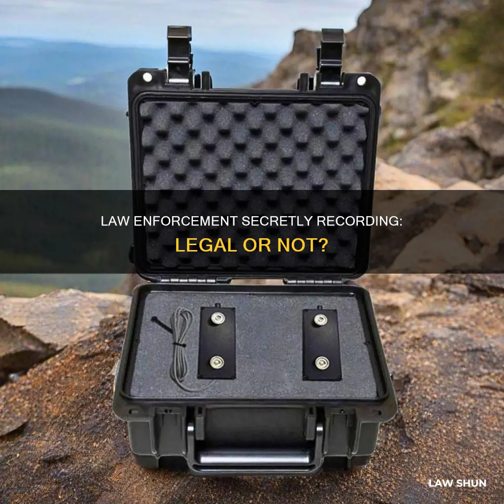 Law Enforcement Secretly Recording: Legal Or Not? | LawShun