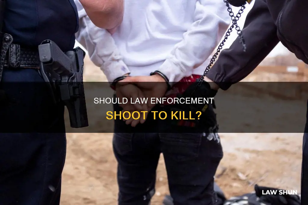 Should Law Enforcement Shoot To Kill? | LawShun
