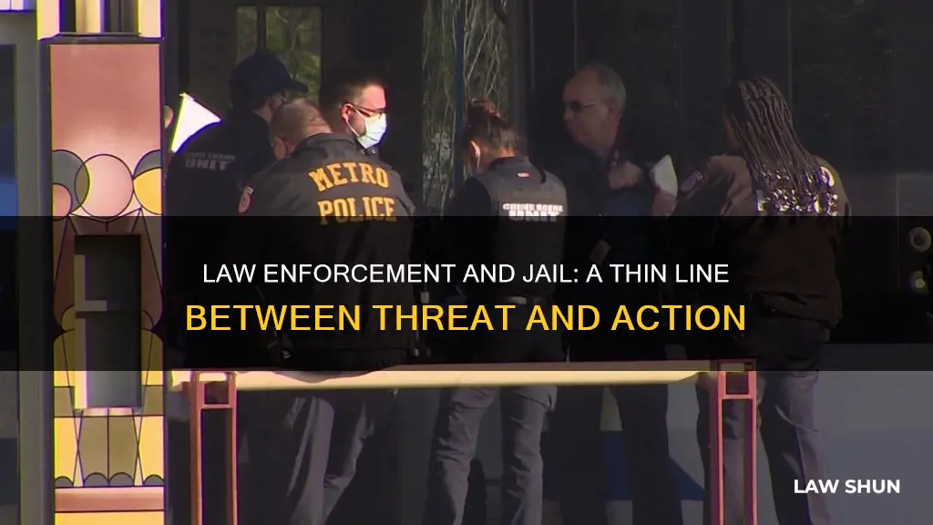 Law Enforcement And Jail: A Thin Line Between Threat And Action | LawShun