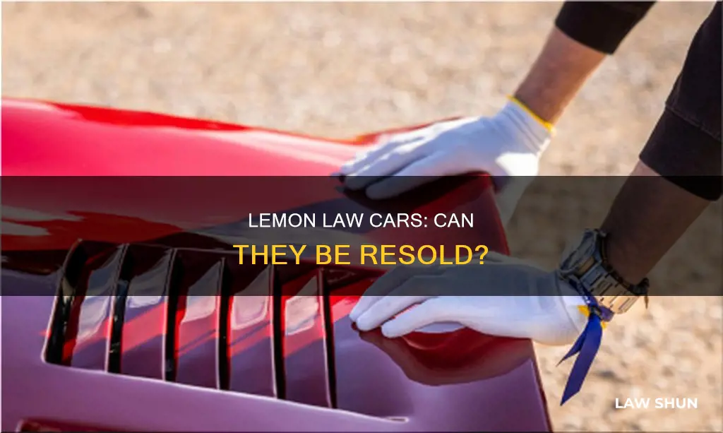 Lemon Law Cars: Can They Be Resold? | LawShun