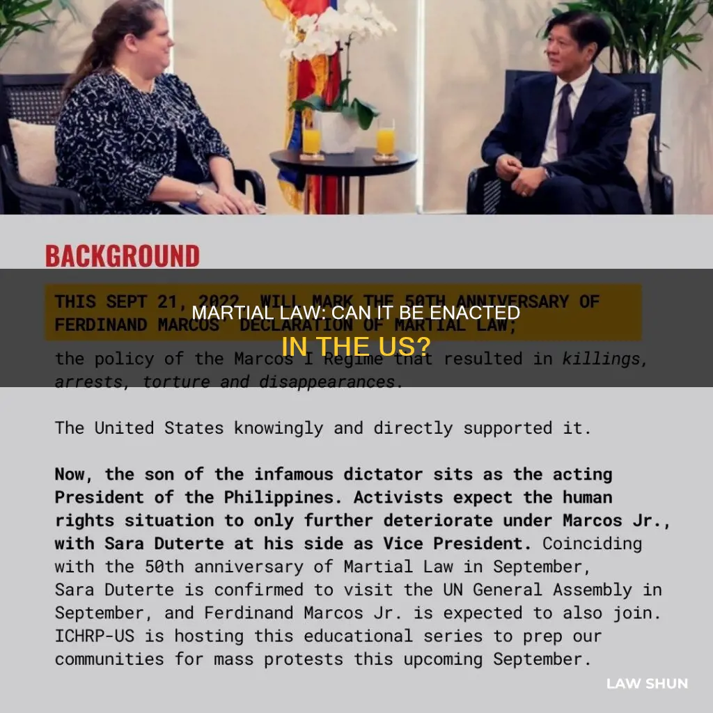 Martial Law: Can It Be Enacted In The Us? | LawShun