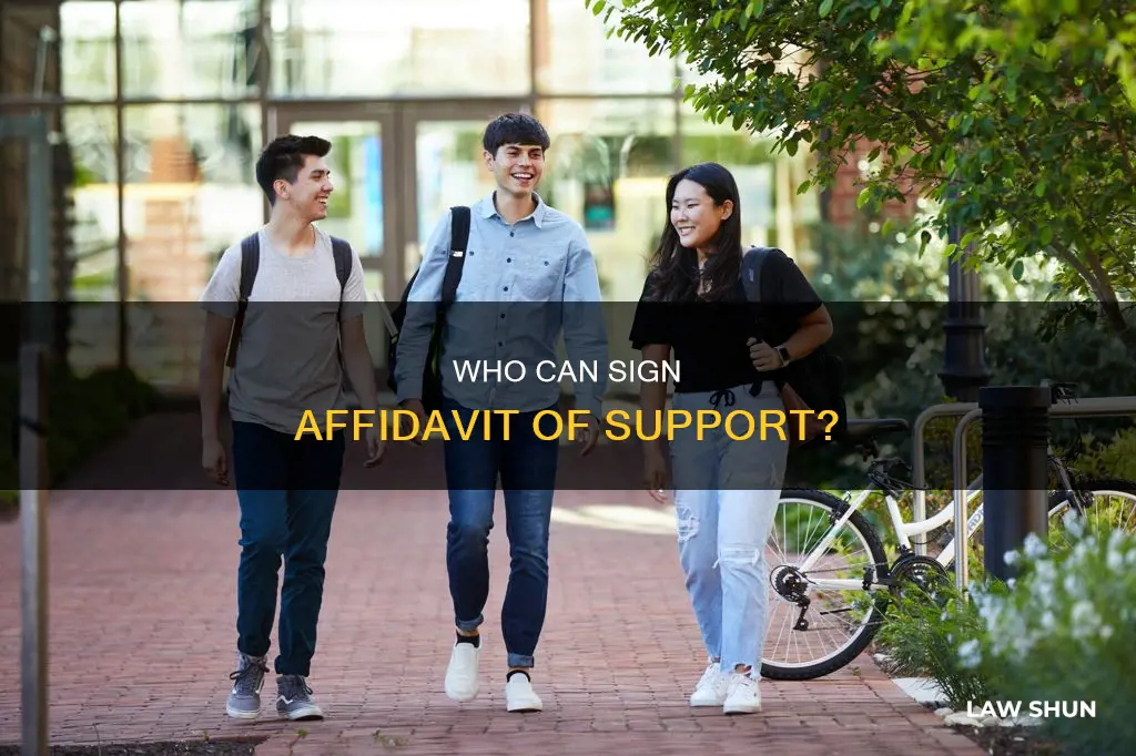 Who Can Sign Affidavit Of Support? | LawShun