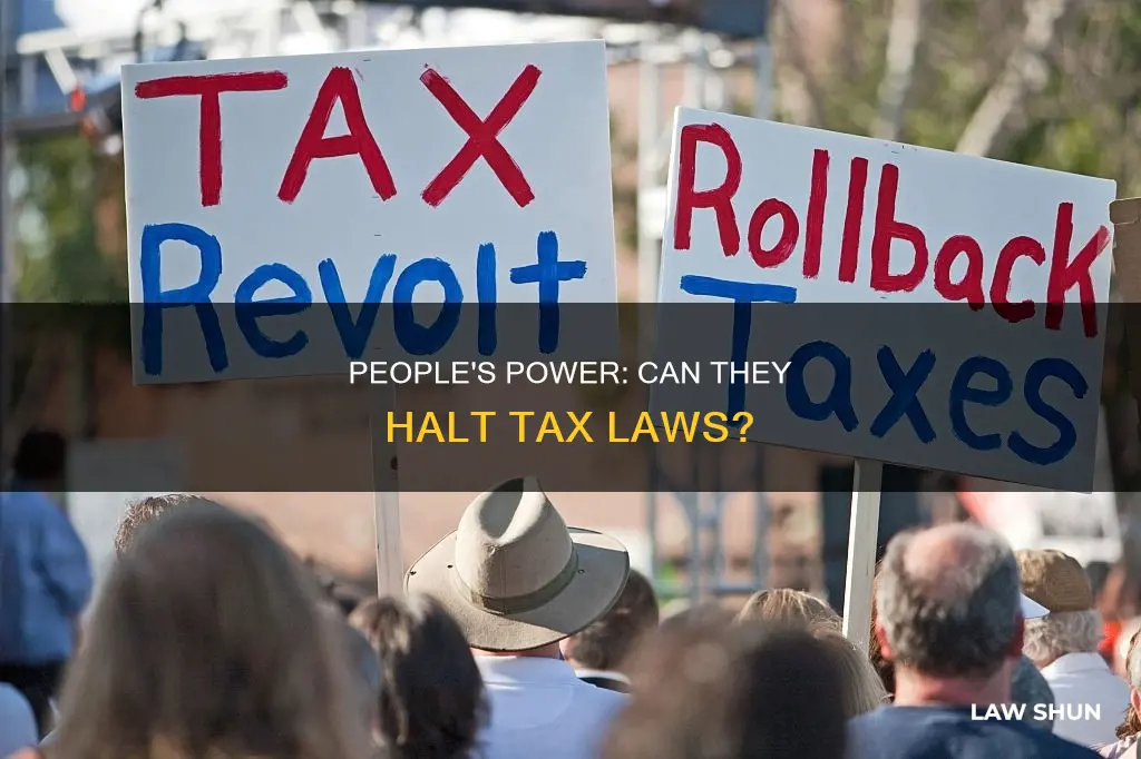 People's Power: Can They Halt Tax Laws? | LawShun