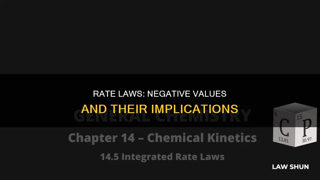 Rate Laws: Negative Values And Their Implications | LawShun