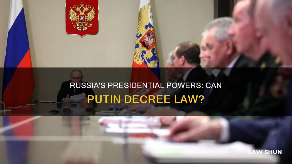 Russia's Presidential Powers: Can Putin Decree Law? | LawShun