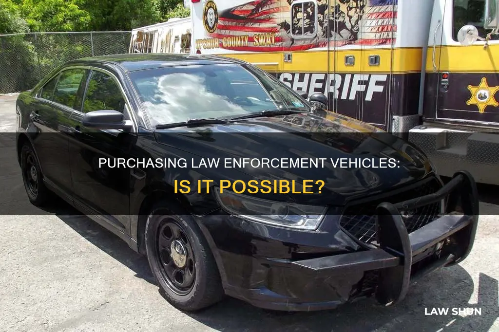 Purchasing Law Enforcement Vehicles: Is It Possible? | LawShun