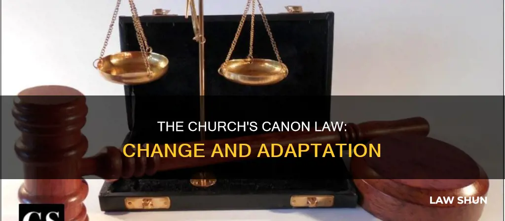 The Church's Canon Law: Change And Adaptation | LawShun