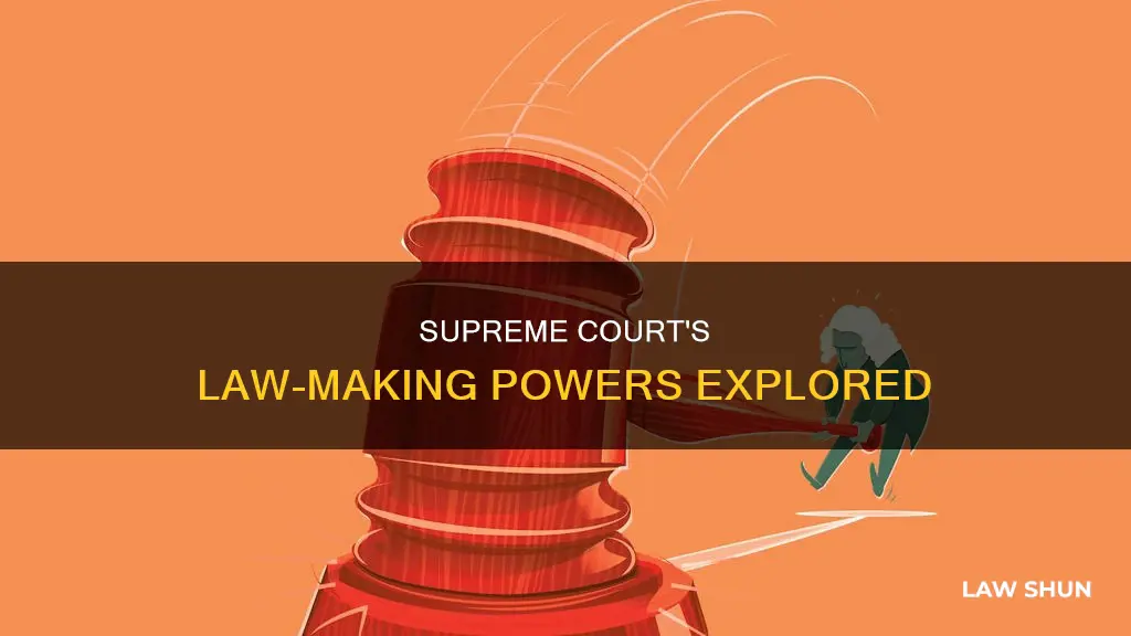 Supreme Court's Law-Making Powers Explored | LawShun