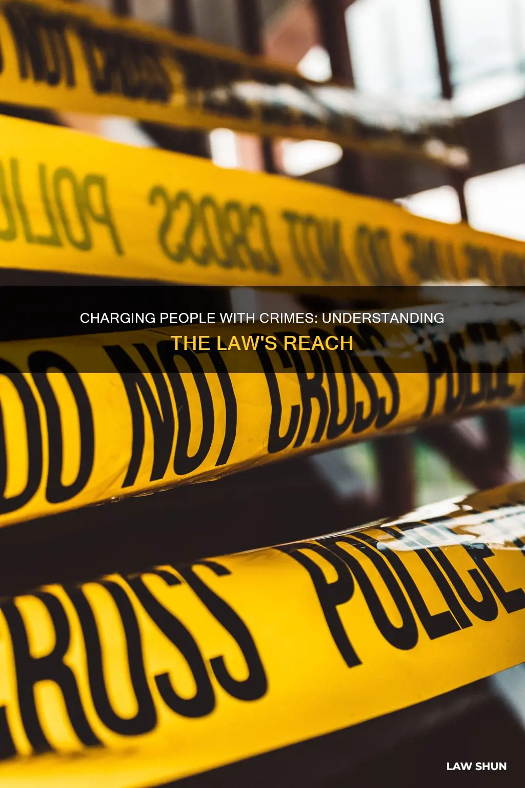 Charging People With Crimes: Understanding The Law's Reach | LawShun