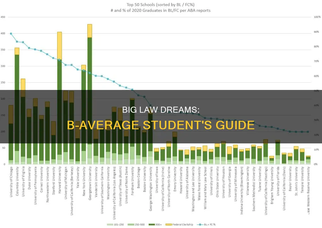 Big Law Dreams: B-Average Student's Guide | LawShun
