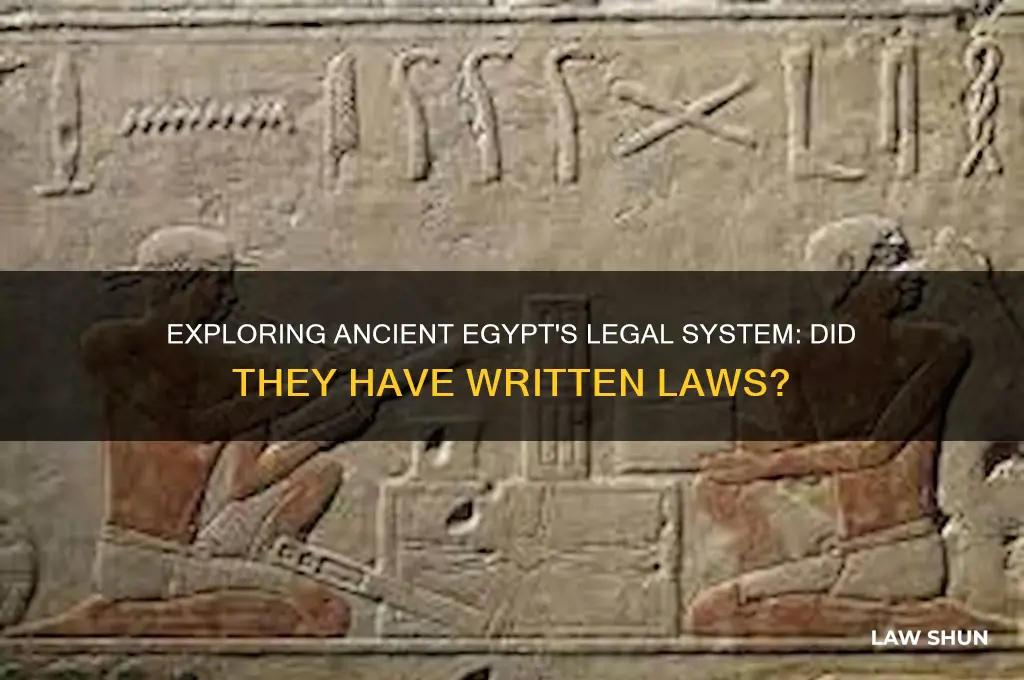 Exploring Ancient Egypt's Legal System: Did They Have Written Laws ...