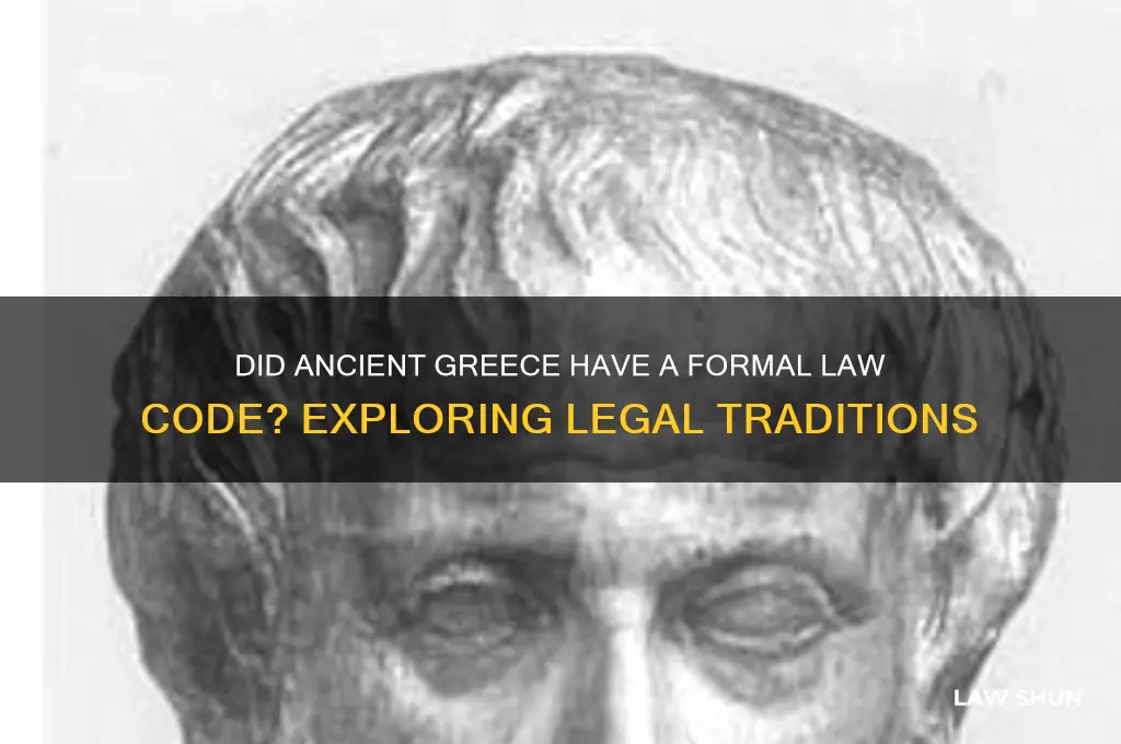 Did Ancient Greece Have A Formal Law Code? Exploring Legal Traditions ...