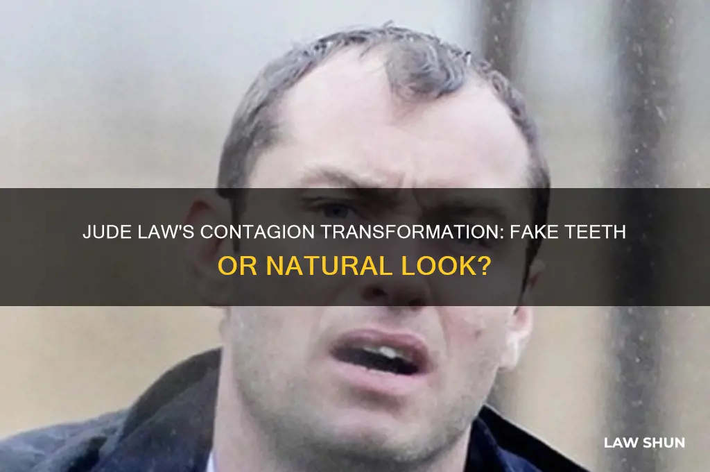 Jude Law's Contagion Transformation: Fake Teeth Or Natural Look? | LawShun