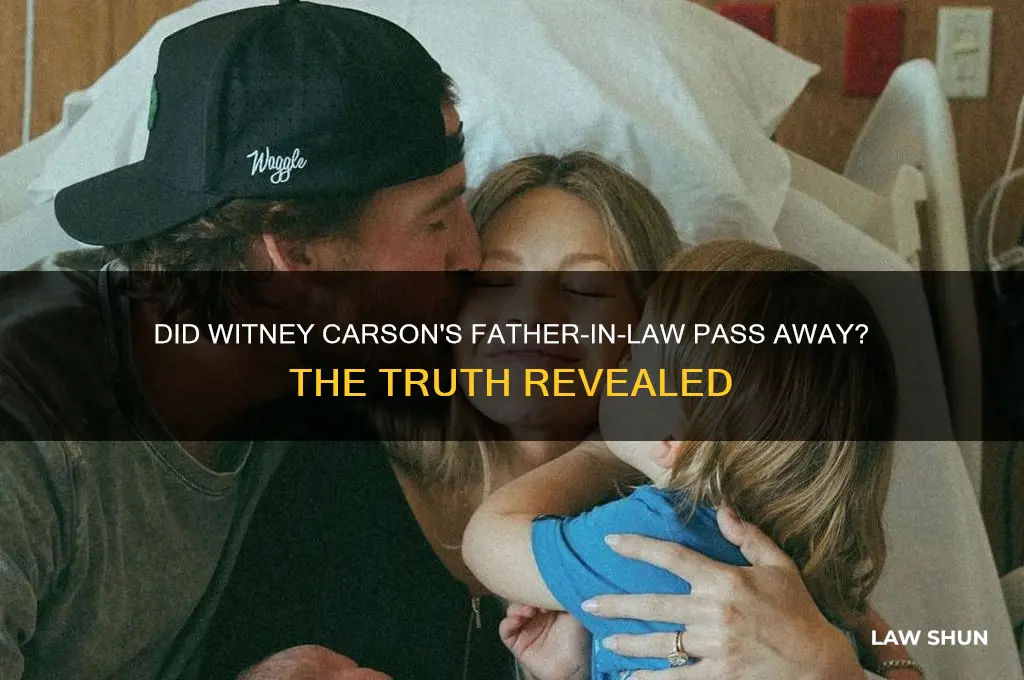 Did Witney Carson's Father-In-Law Pass Away? The Truth Revealed | LawShun