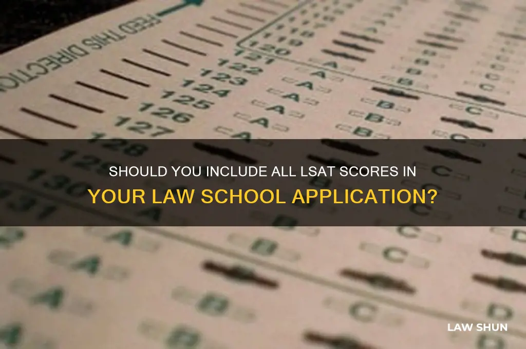 Should You Include All Lsat Scores In Your Law School Application ...