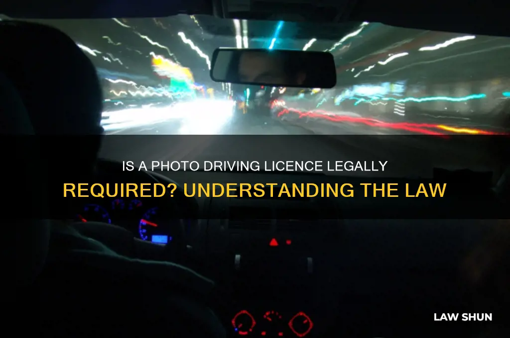 Is A Photo Driving Licence Legally Required? Understanding The Law ...
