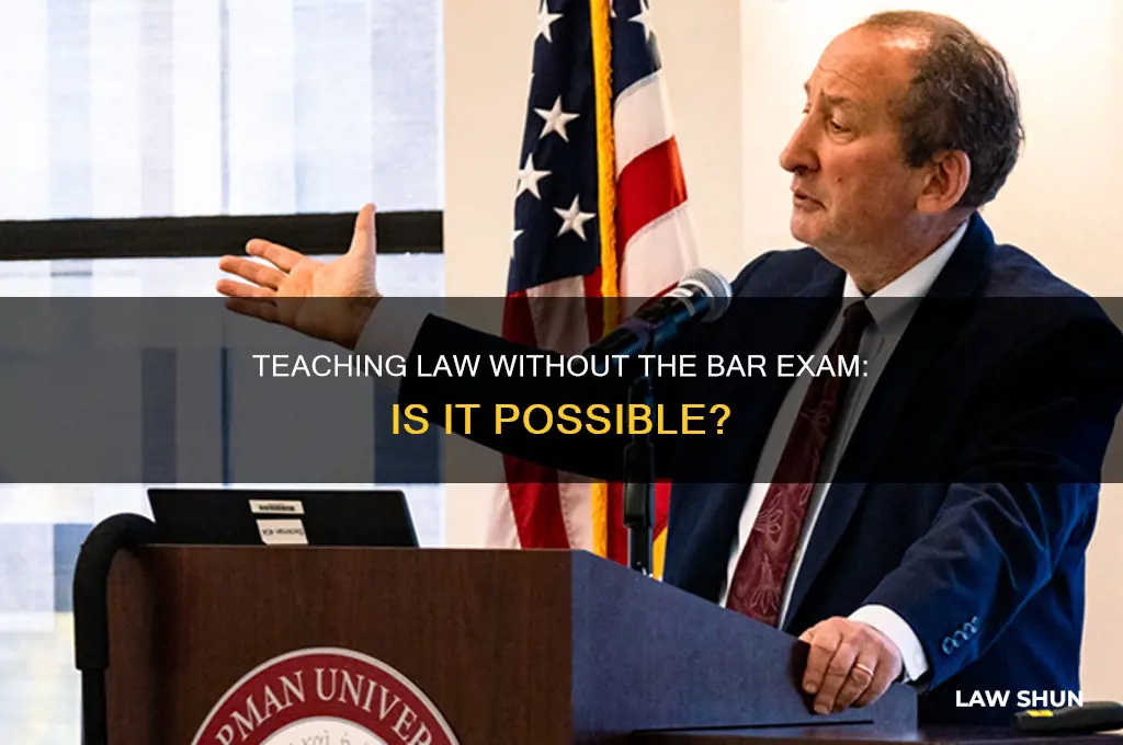 Teaching Law Without The Bar Exam: Is It Possible? | LawShun
