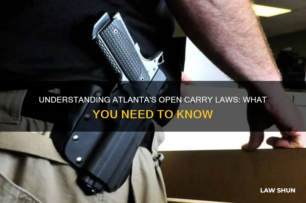 Understanding Atlanta's Open Carry Laws: What You Need To Know | LawShun