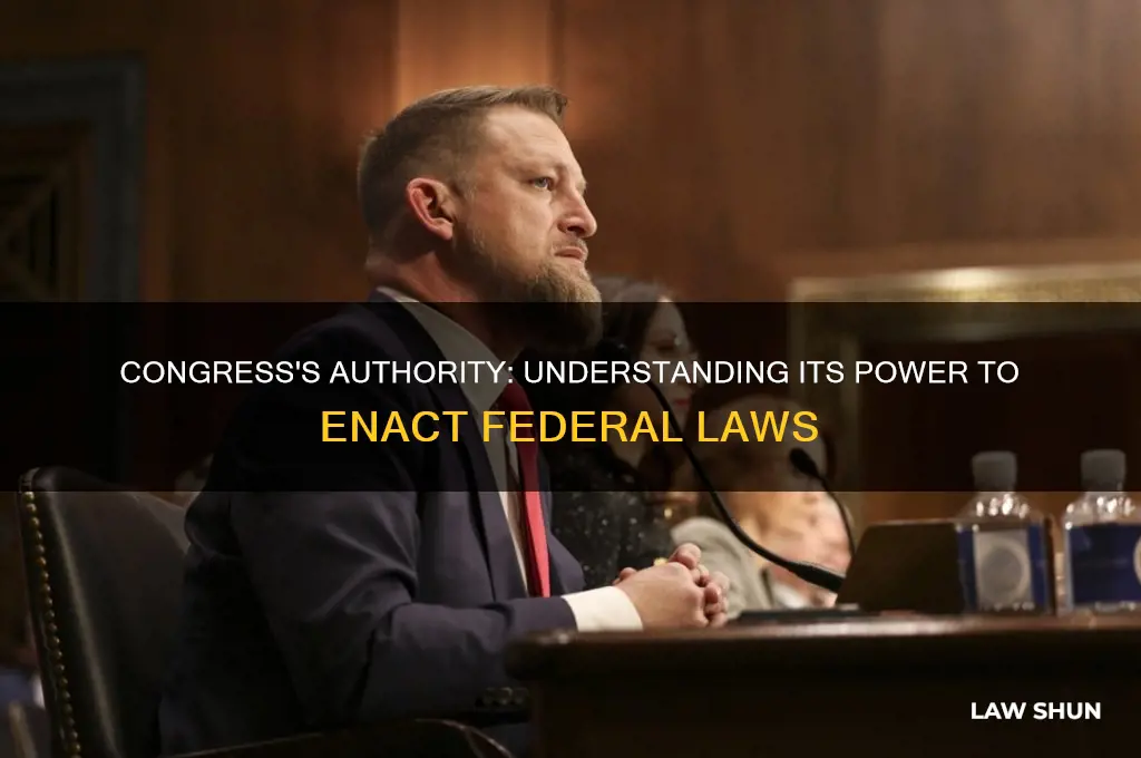 Congress's Authority: Understanding Its Power To Enact Federal Laws ...