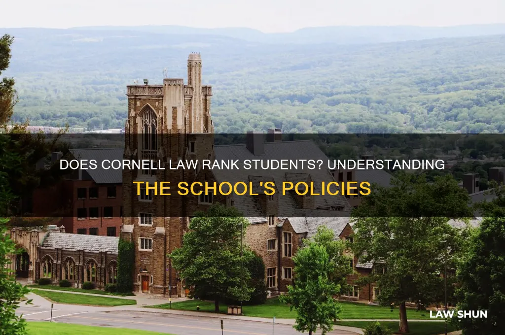 Does Cornell Law Rank Students? Understanding The School's Policies ...