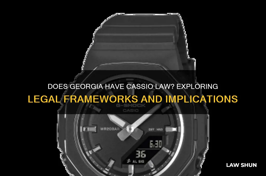 Does Georgia Have Cassio Law? Exploring Legal Frameworks And ...