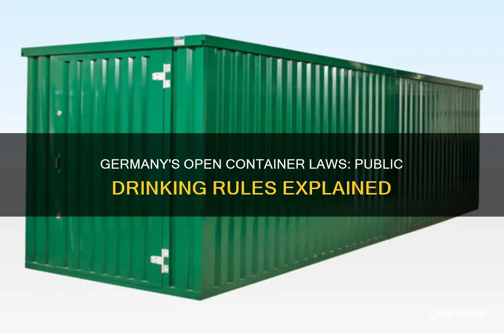 Germany's Open Container Laws: Public Drinking Rules Explained | LawShun